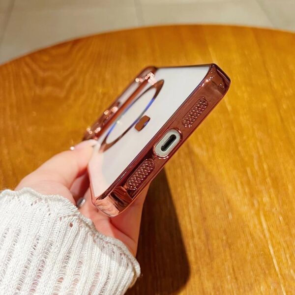 Electroplating MagSafe Phone Case, For iPhone 16 Pro, For iPhone 16 ...